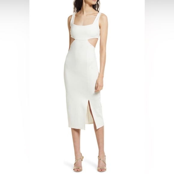 Socialite | Dresses | Socialite Cutout Bodycon Midi Dress | Poshmark